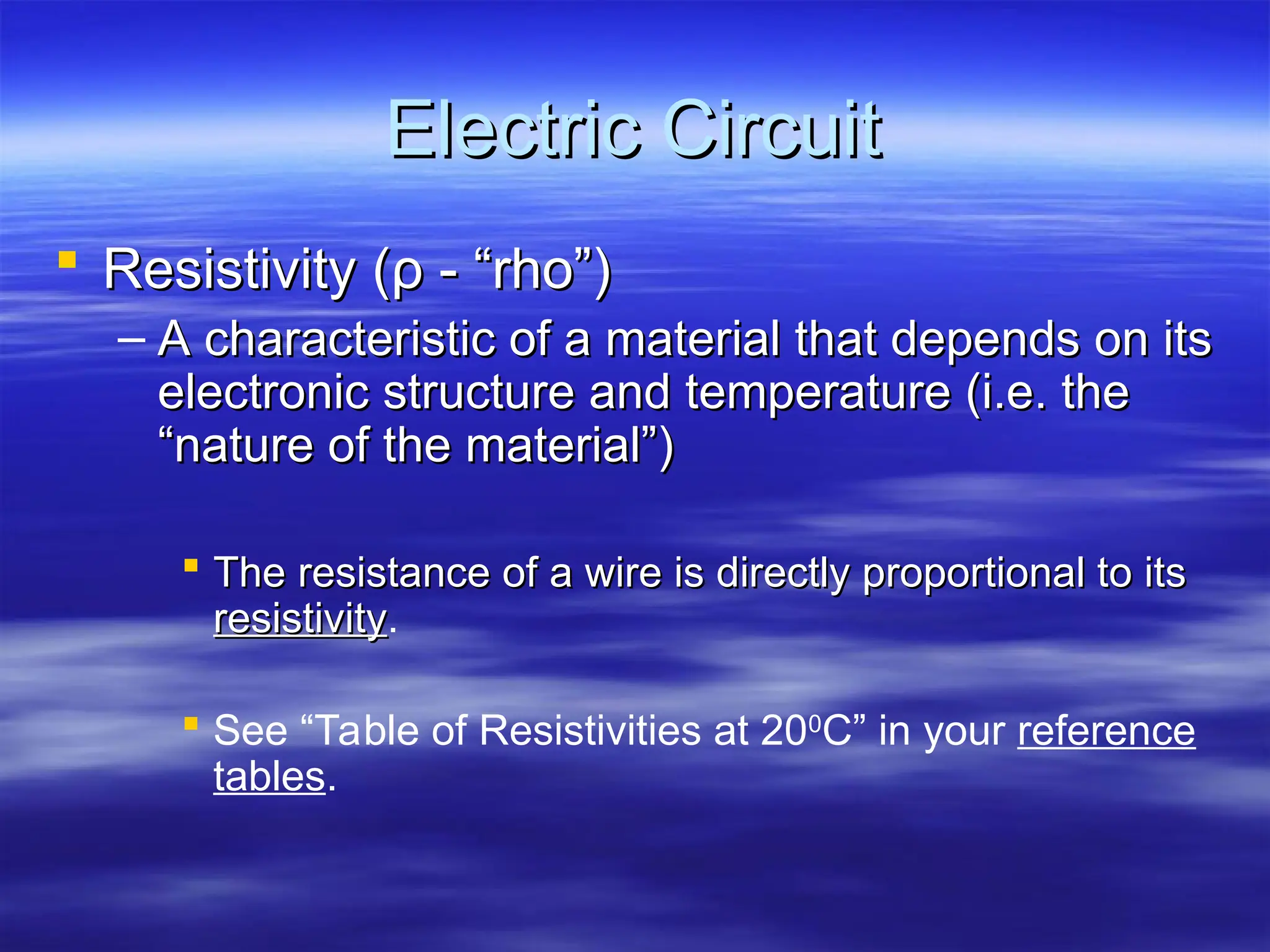 Electric_Current_and_Circuits Powerpoint | PPT