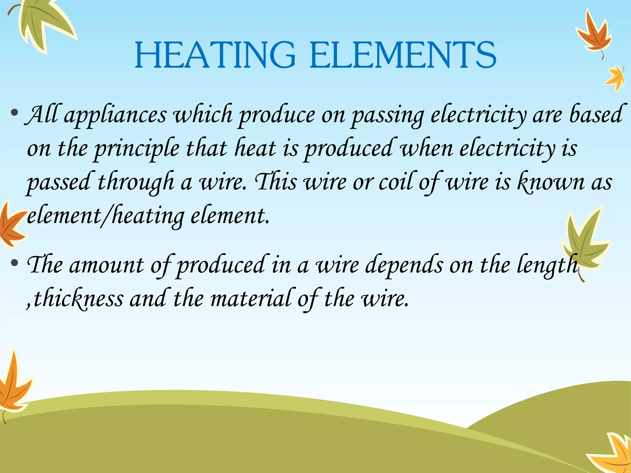 Electric current and its effect | PPTX
