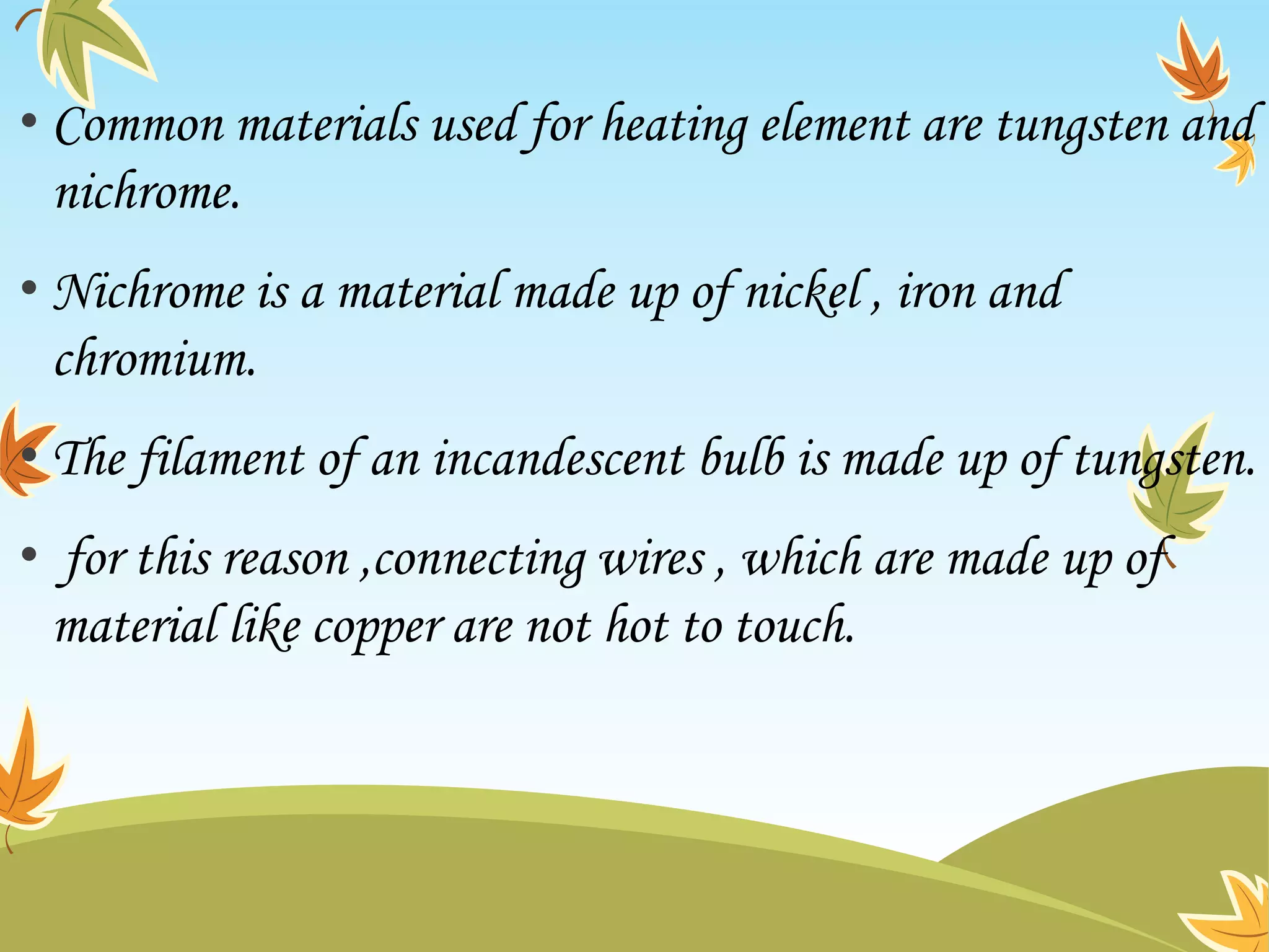 Electric current and its effect | PPTX