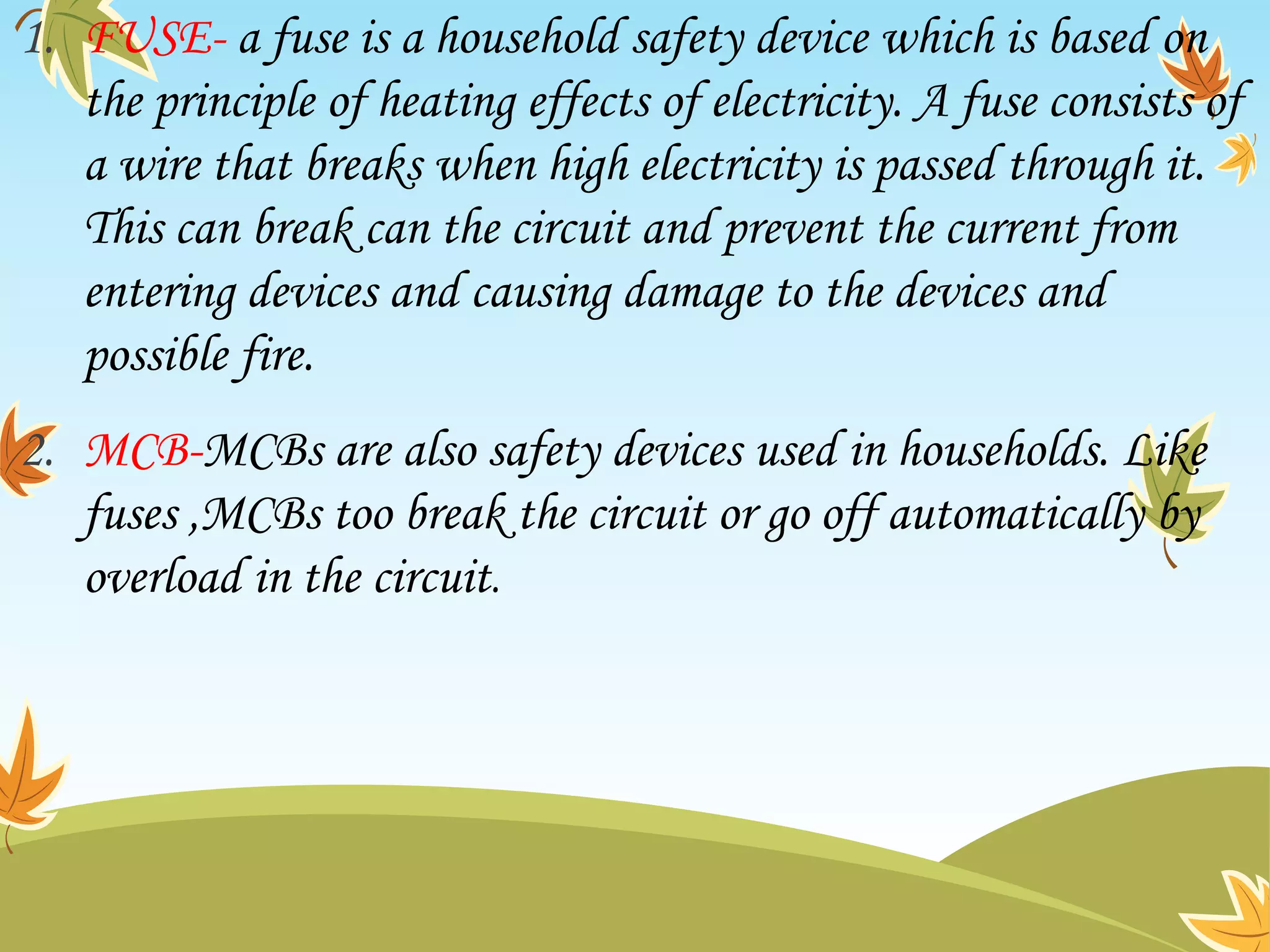Electric current and its effect | PPTX