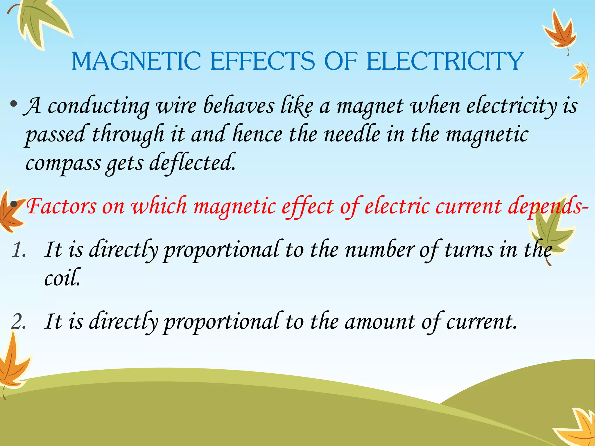 Electric current and its effect | PPTX