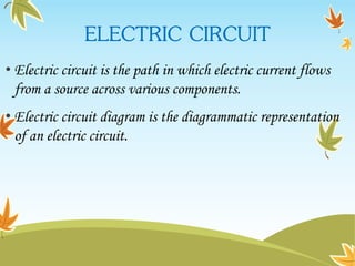 Electric current and its effect | PPTX