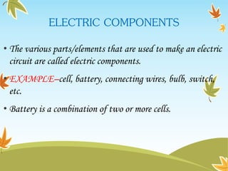 Electric current and its effect | PPTX