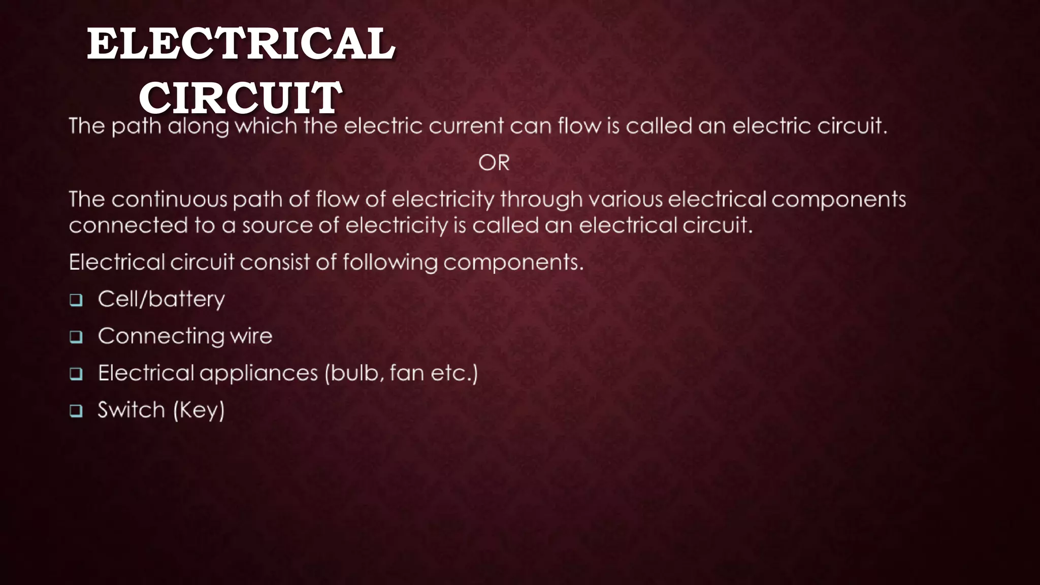 Electric current and its effect | PPT | Free Download
