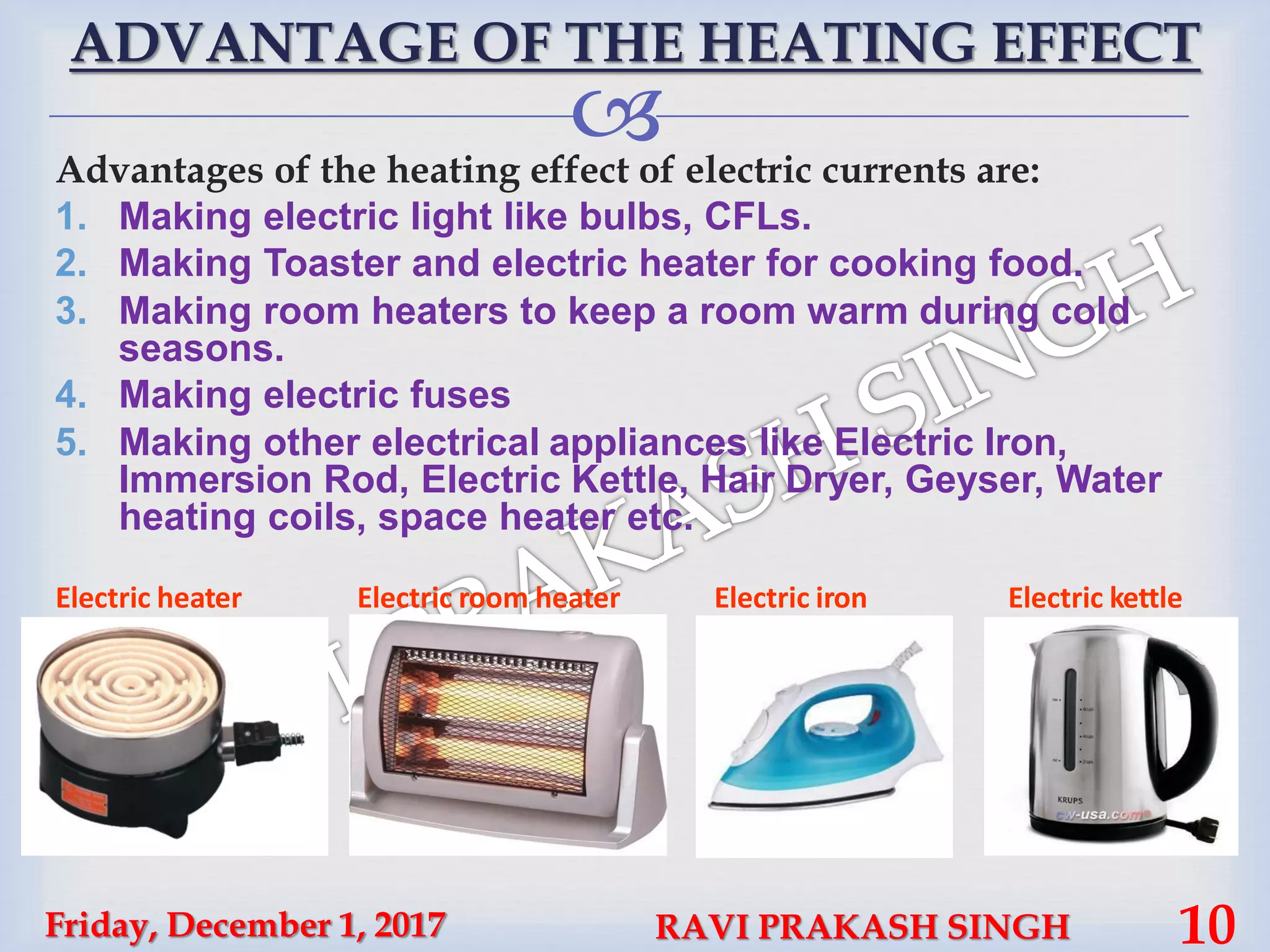 Electric current and its effect CLASS-8 | PDF
