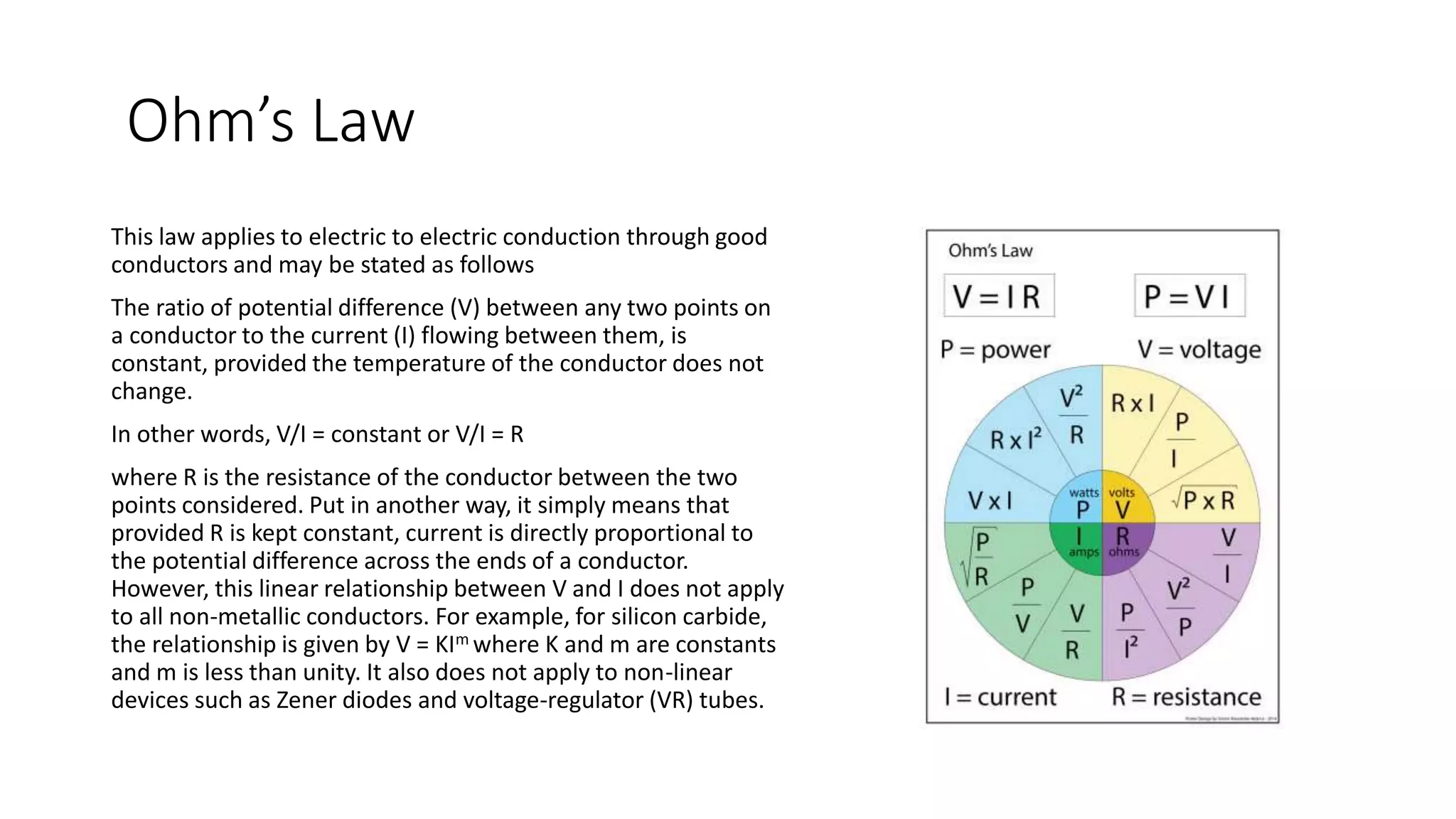 Electric current and ohms law | PPT