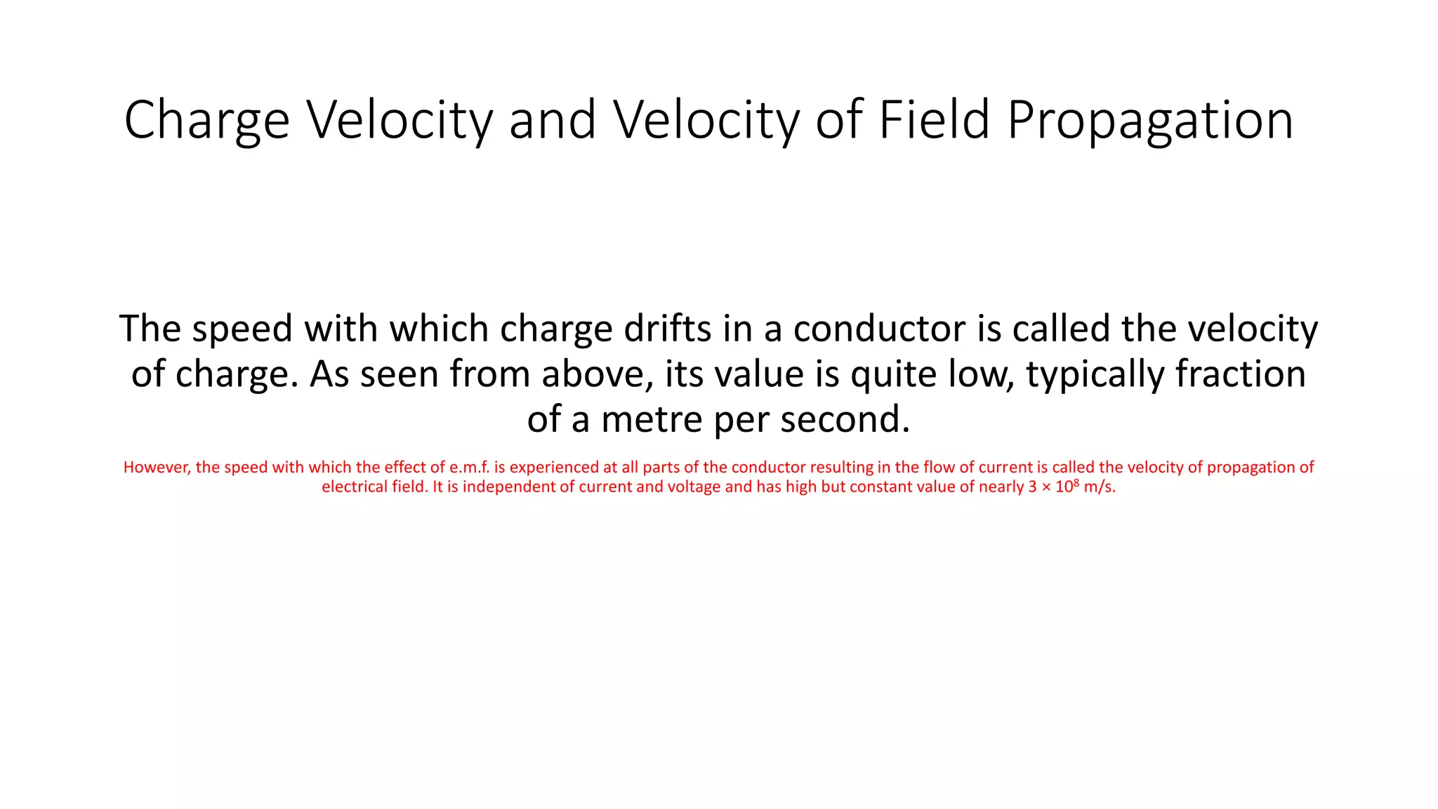 Electric current and ohms law | PPT