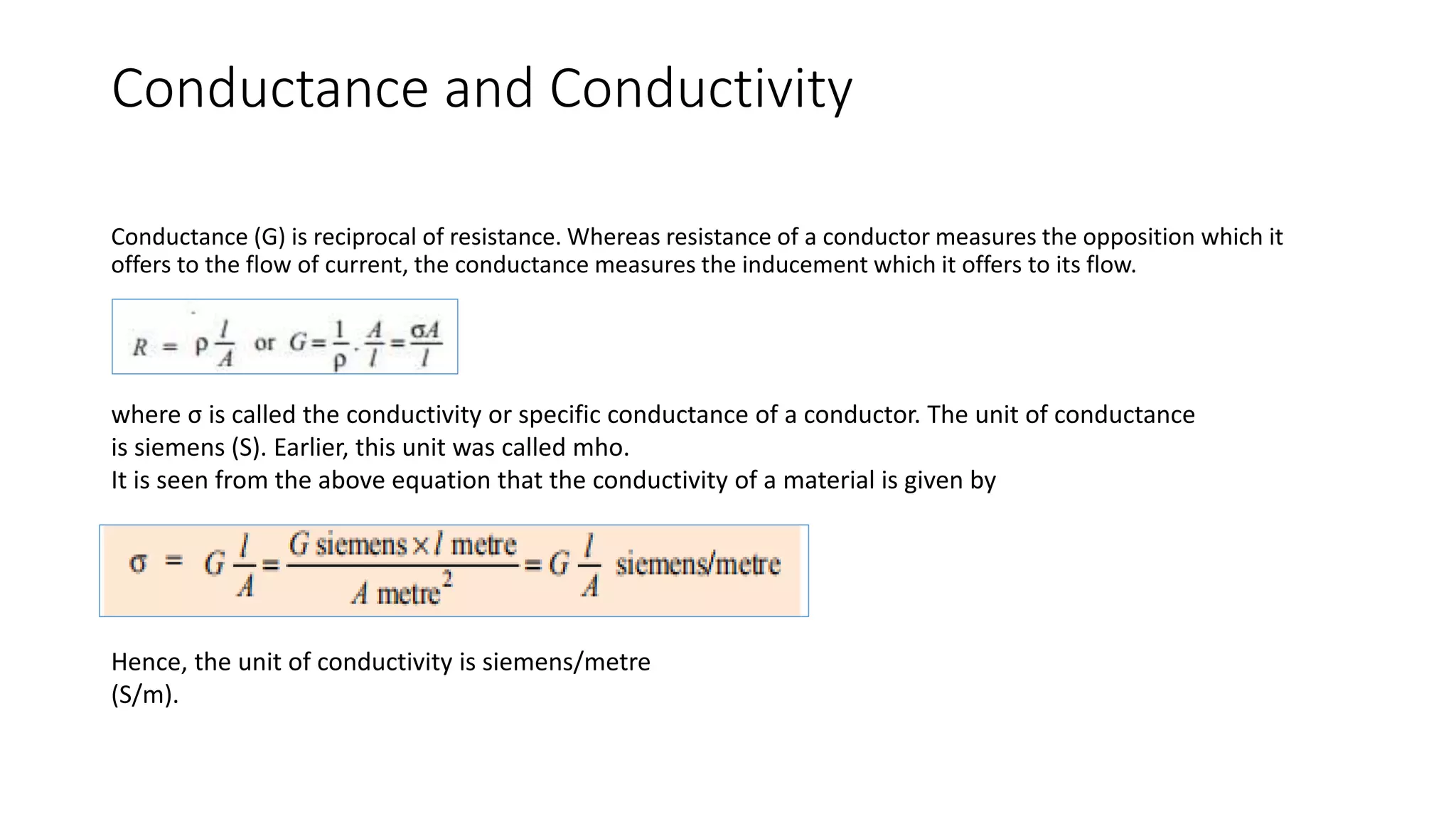 Electric current and ohms law | PPT