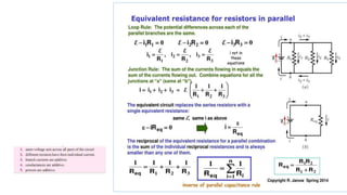 Electric current and ohms law | PPT