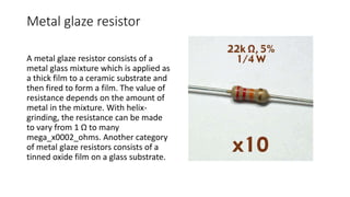 Electric current and ohms law | PPT