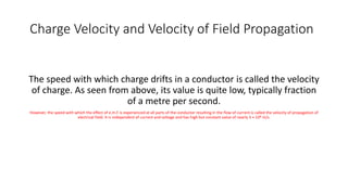 Electric current and ohms law | PPT