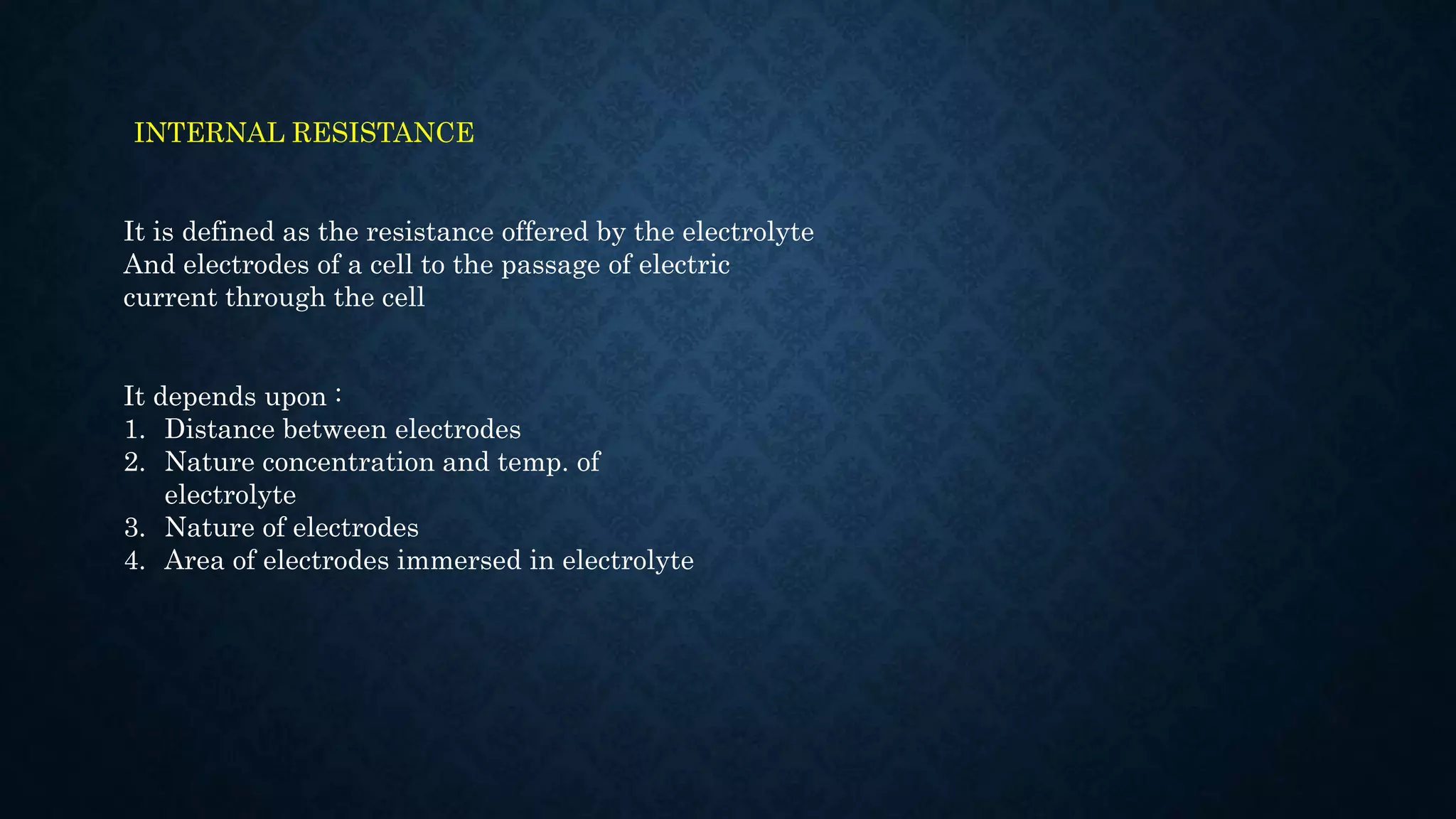 Electric current and resistance class 12 | PPTX