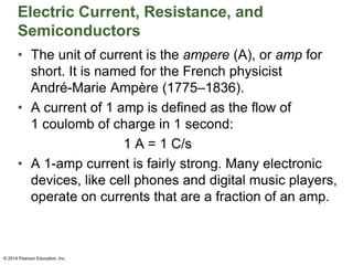 Electric current, emf and electric circuit | PPTX