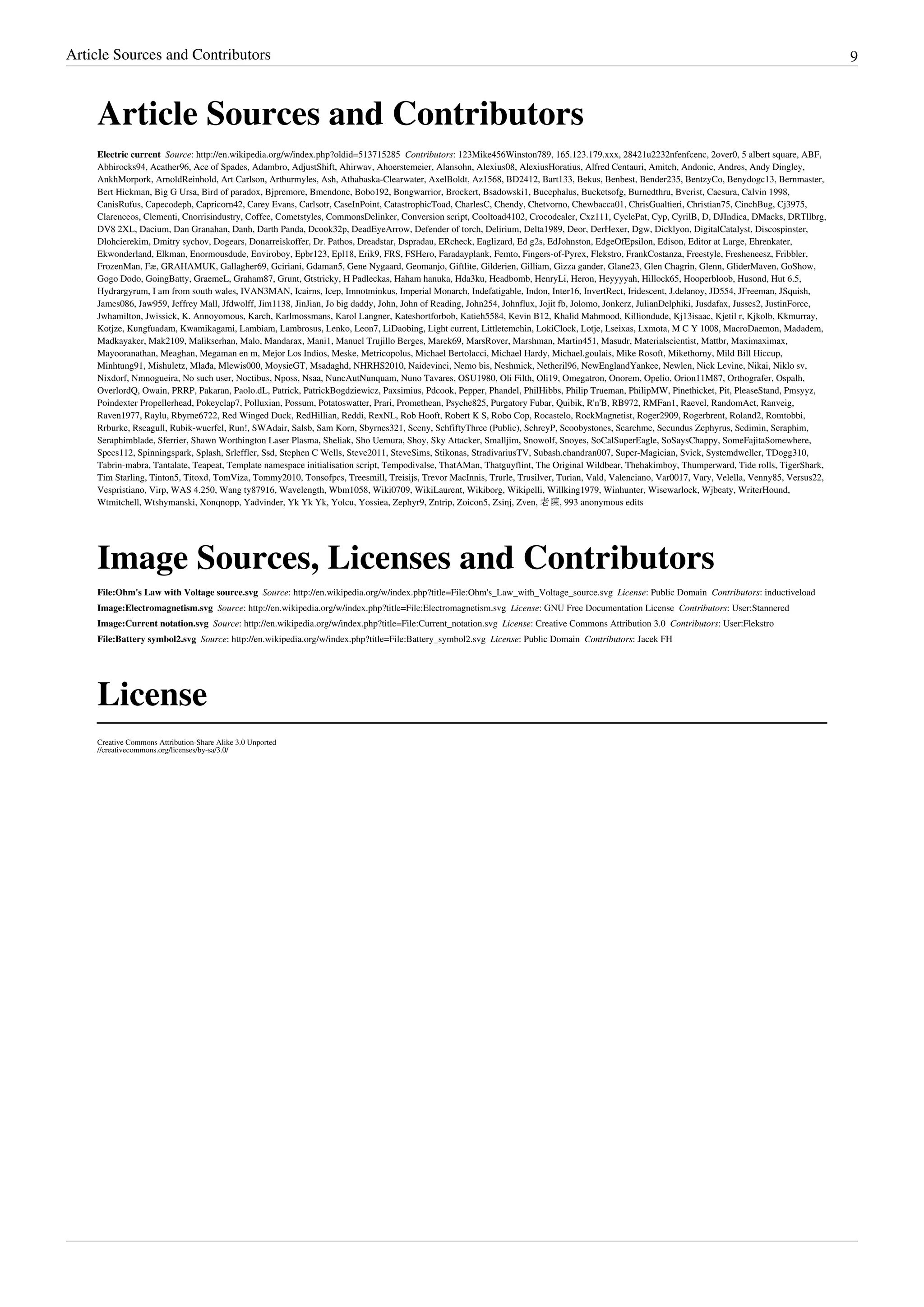 Electric current flow | PDF | Chemistry | Science