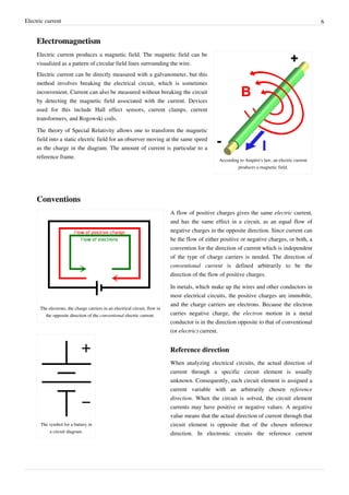 Electric current flow | PDF | Chemistry | Science