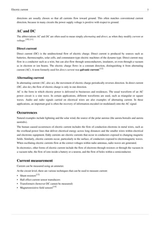 Electric current flow | PDF | Chemistry | Science