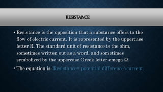Electric current, potential difference and reietance [Autosaved ...