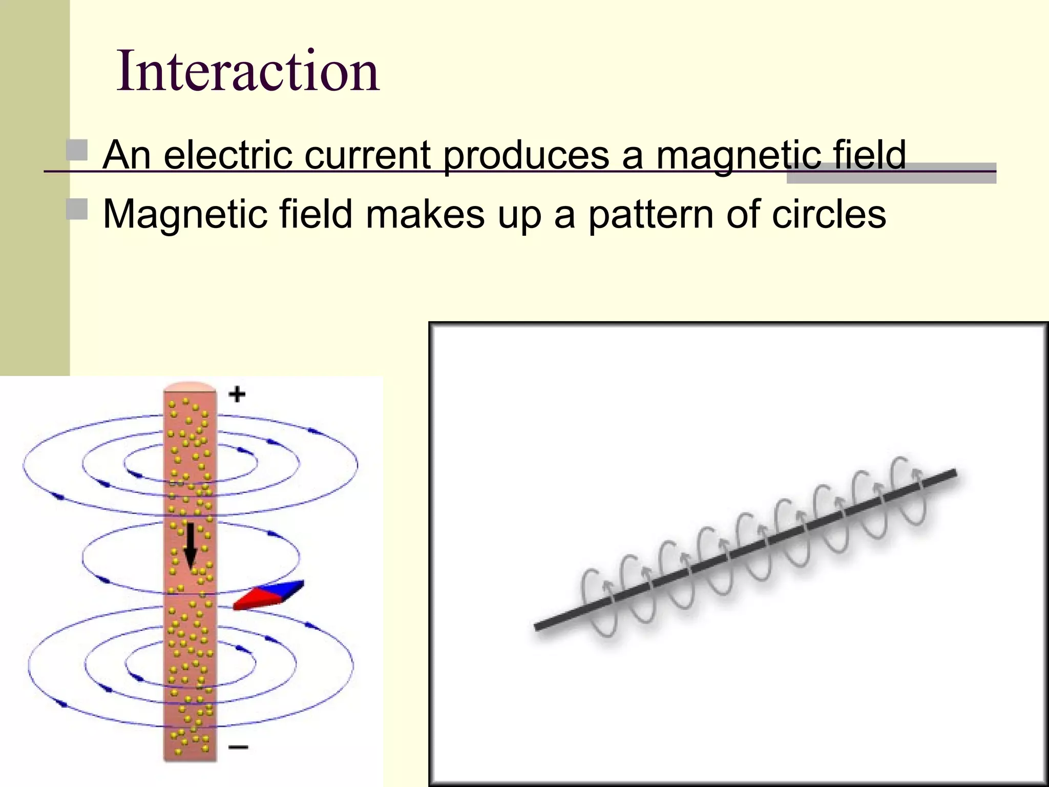 Electric currents, magnetic fields | PPT