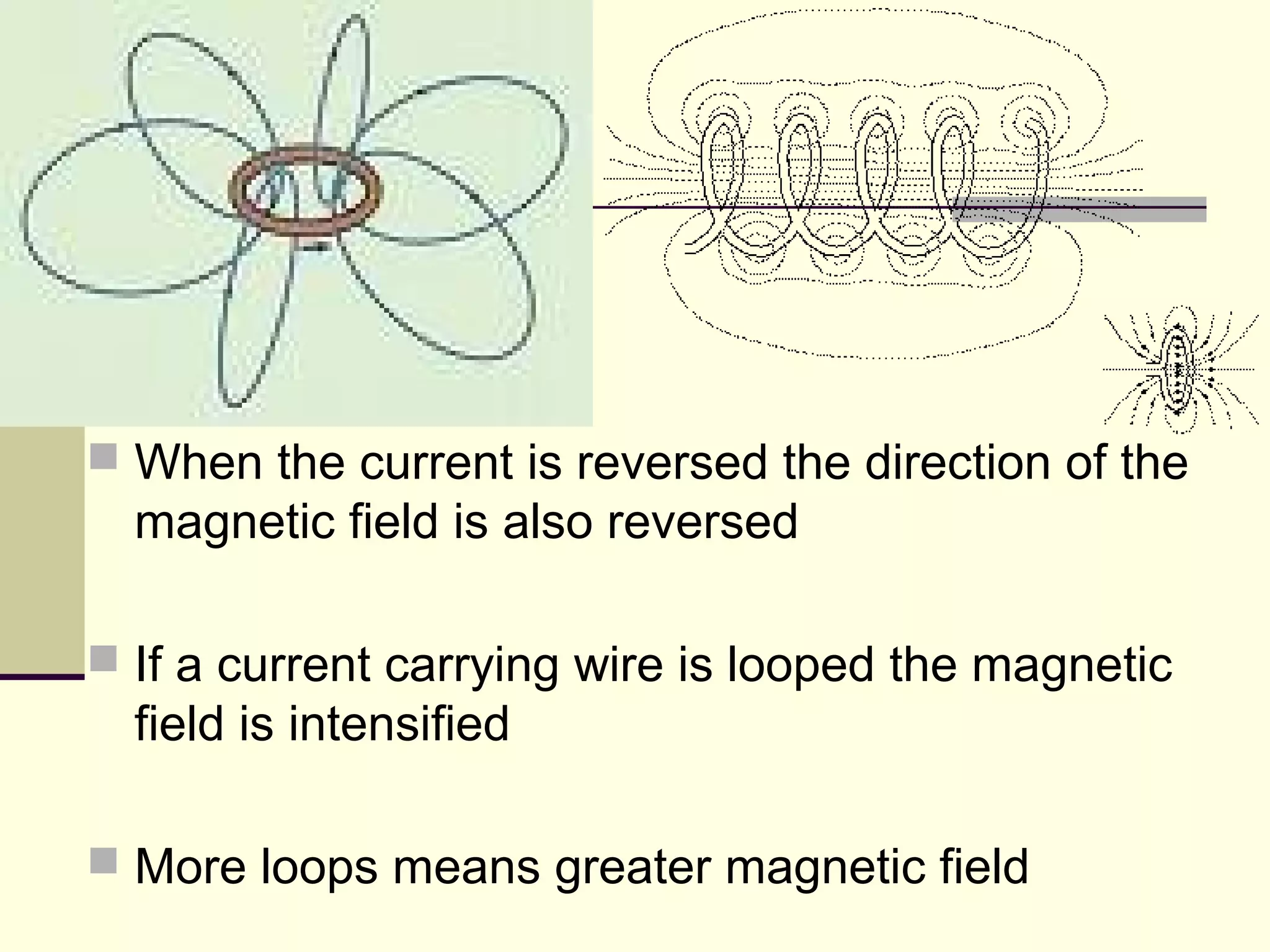 Electric currents, magnetic fields | PPT