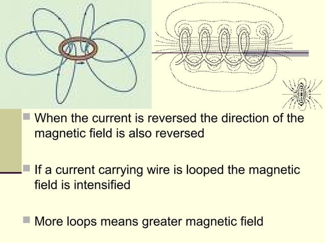 Electric currents, magnetic fields | PPT