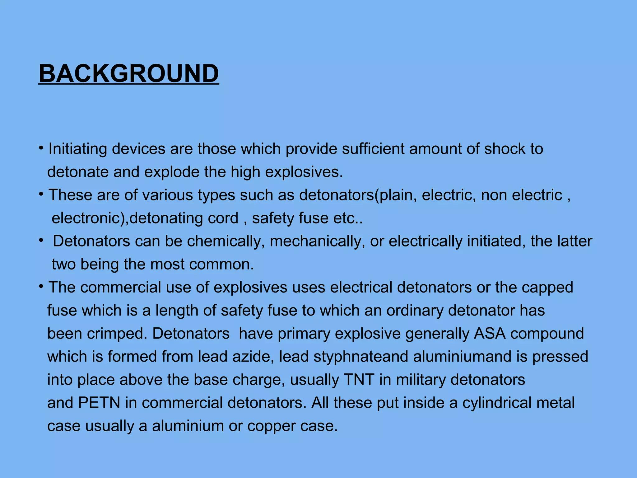 Electric detonation system | PPT