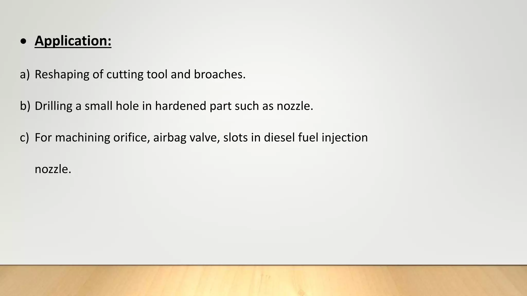 Define Electric discharge machining process (EDM) | PPT