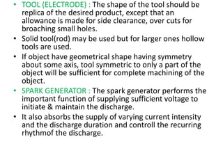 Electric discharge machining (edm) | PPTX