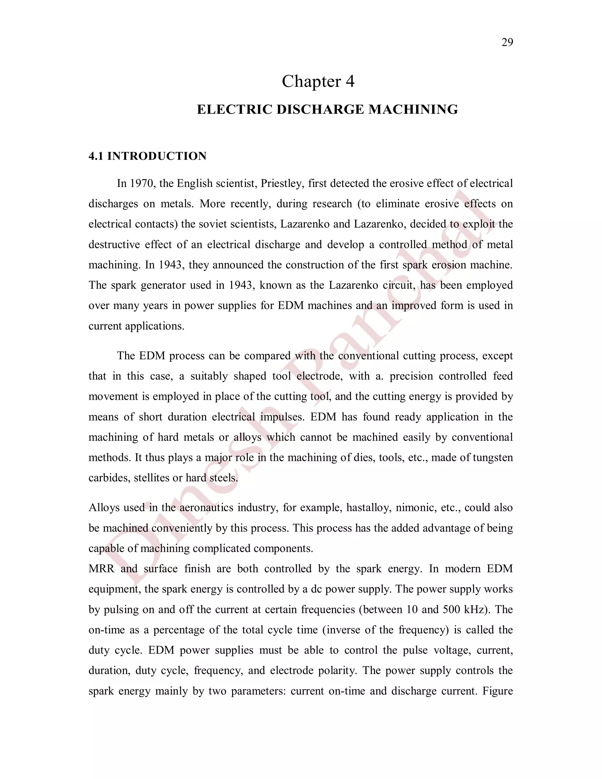 Electric Discharge Machining (Modern Machining Process) | PDF | Jewelry ...