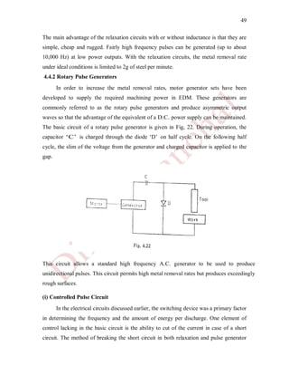 Electric Discharge Machining (Modern Machining Process) | PDF