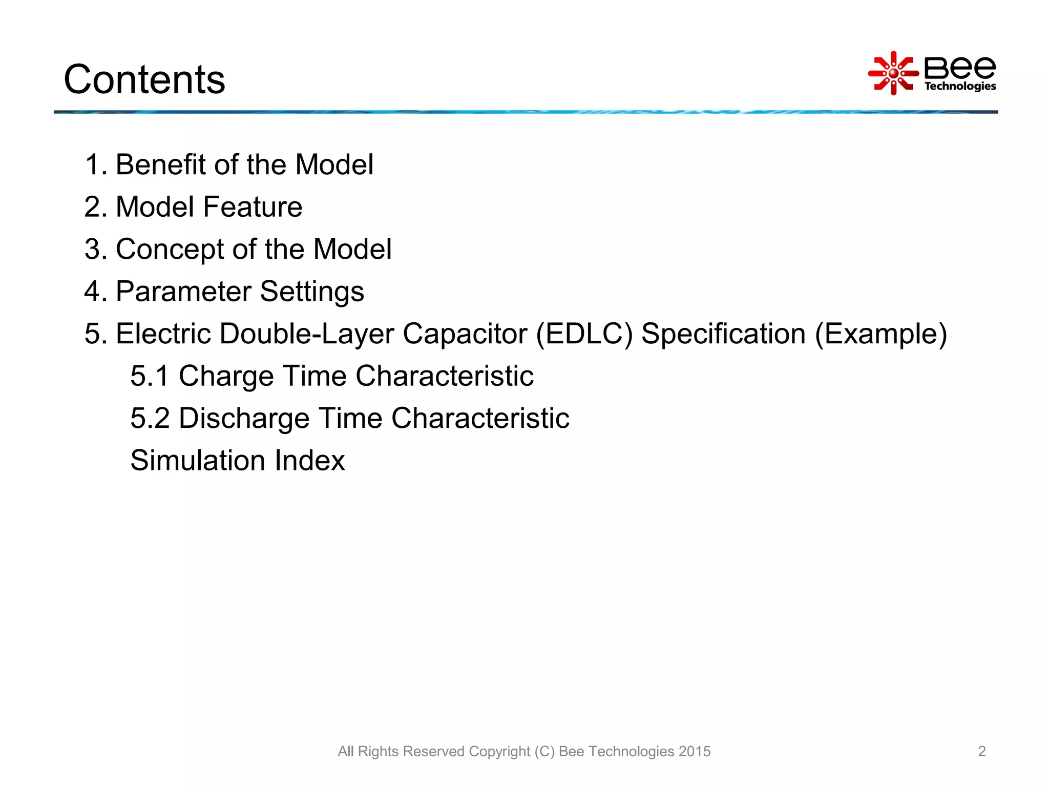 Electric Double-Layer Capacitor(EDLC) of Simple Model using LTspice | PPT