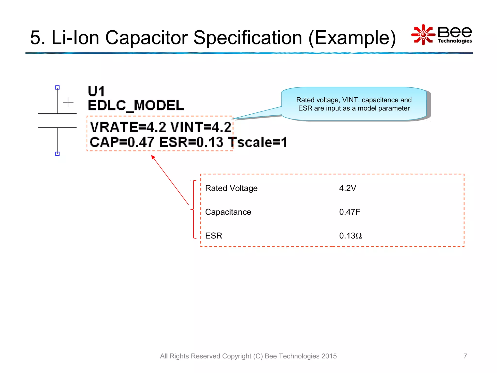 Electric Double-Layer Capacitor(EDLC) of Simple Model using LTspice | PPT