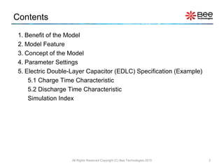 Electric Double-Layer Capacitor(EDLC) of Simple Model using LTspice | PPT