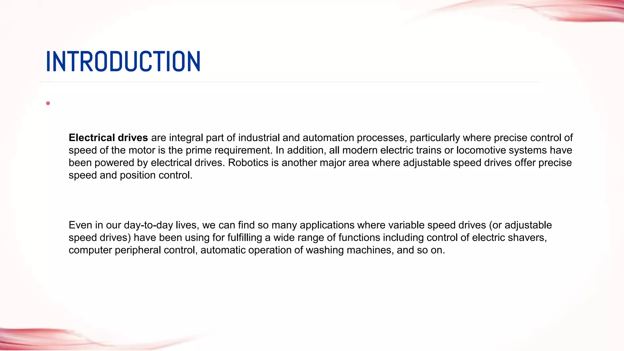 Electric drive | PPTX