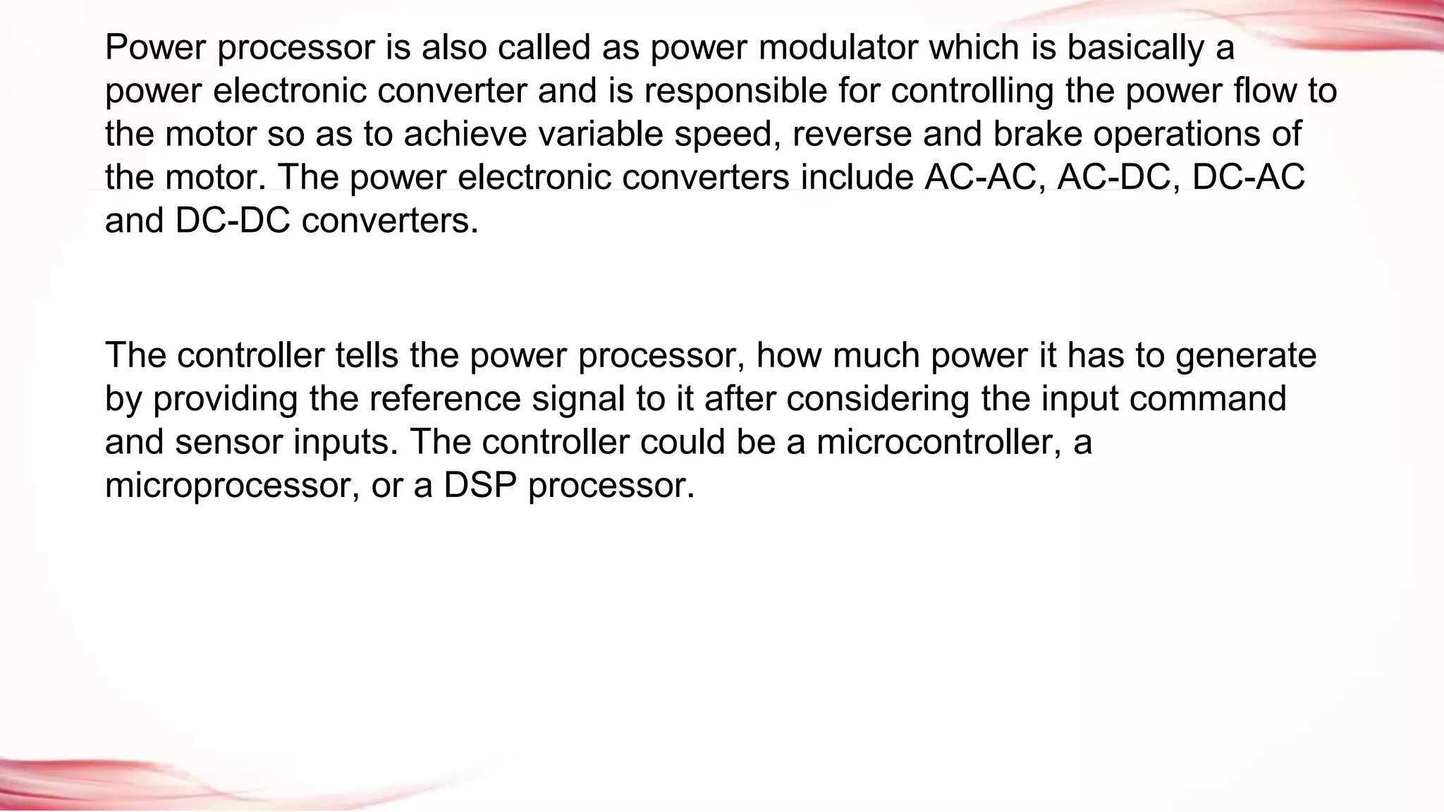 Electric drive | PPTX
