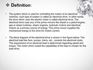 Electric drive-Prajapati Pinkesh | PPT