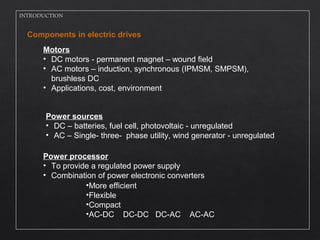 Electric drives | PPT