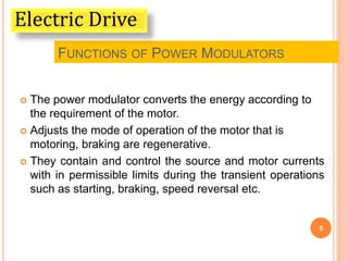 Electric drives | PPTX