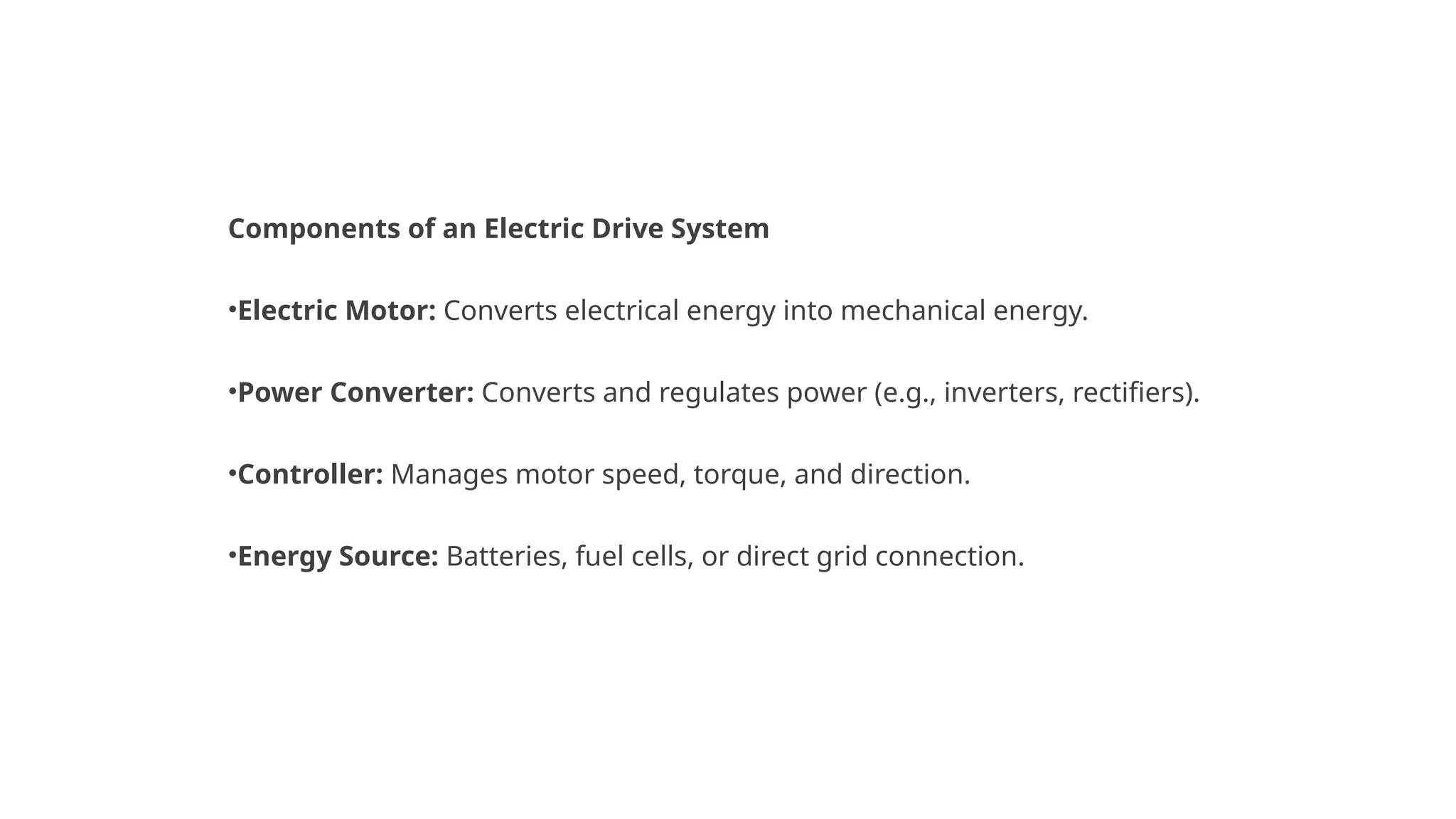 What is Electric drives, introduction to ED | PPTX