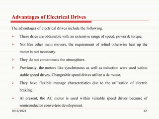 Electric Drives and Controls Unit 1 Introduction | PDF