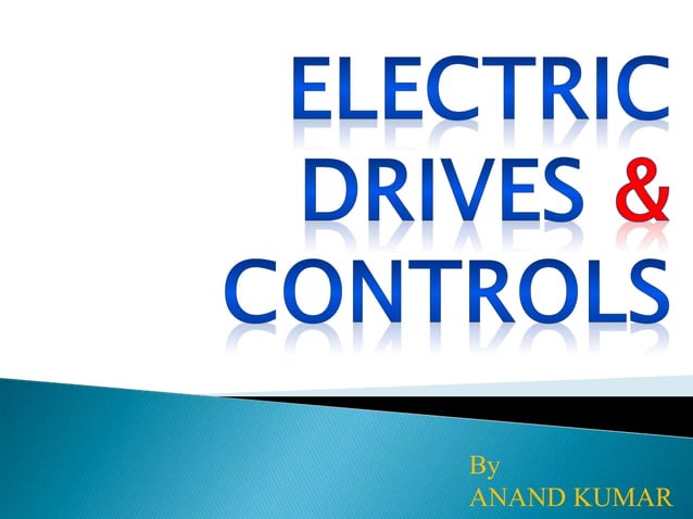 Electric drives control | PPTX