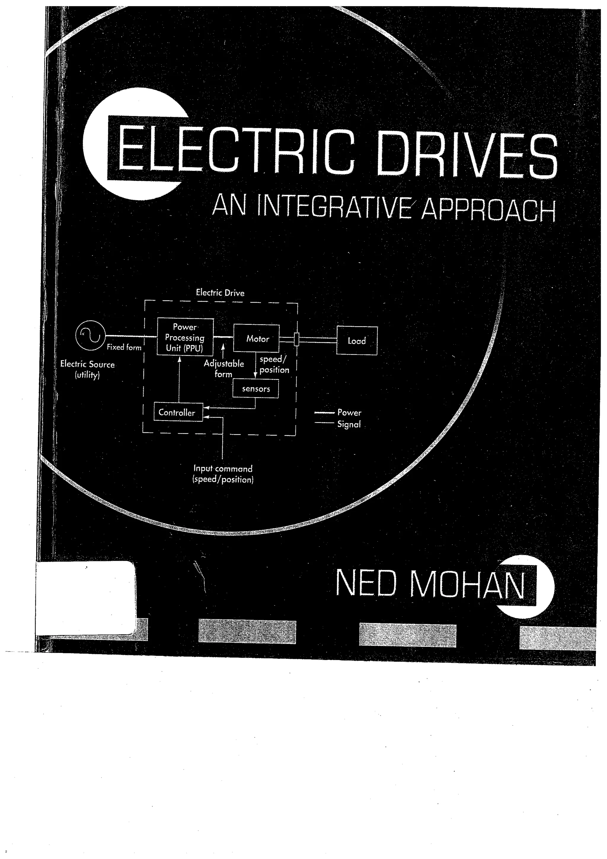 Electric drives [ned mohan 2001 (scanned) 470pág] | PDF