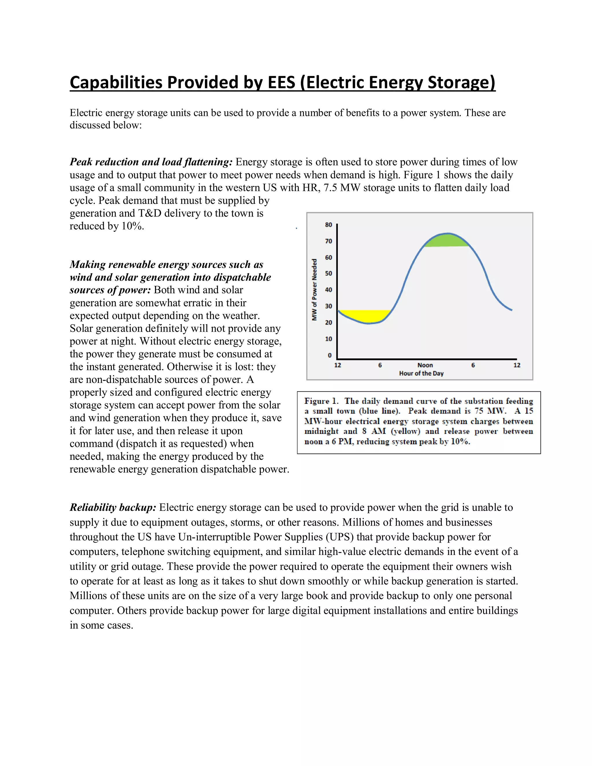Electric Energy Storage Systems | PDF | Data Storage and Warehousing | Computing