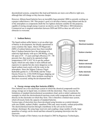 Electric Energy Storage Systems | PDF | Data Storage and Warehousing ...