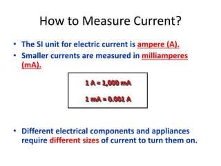 Electric Field, Electric Circuit and Electric Current | PPTX