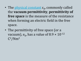 Electric field | PPTX