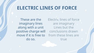 Electric Field and it's different formulae | PPTX