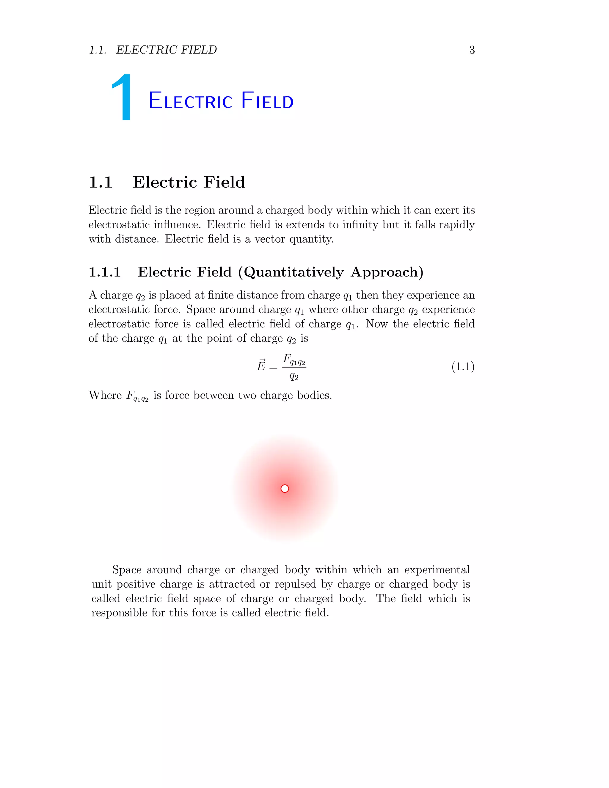 Electric field for k12 student | PDF