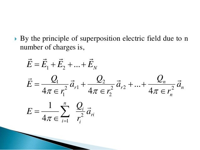 Electric field intensity