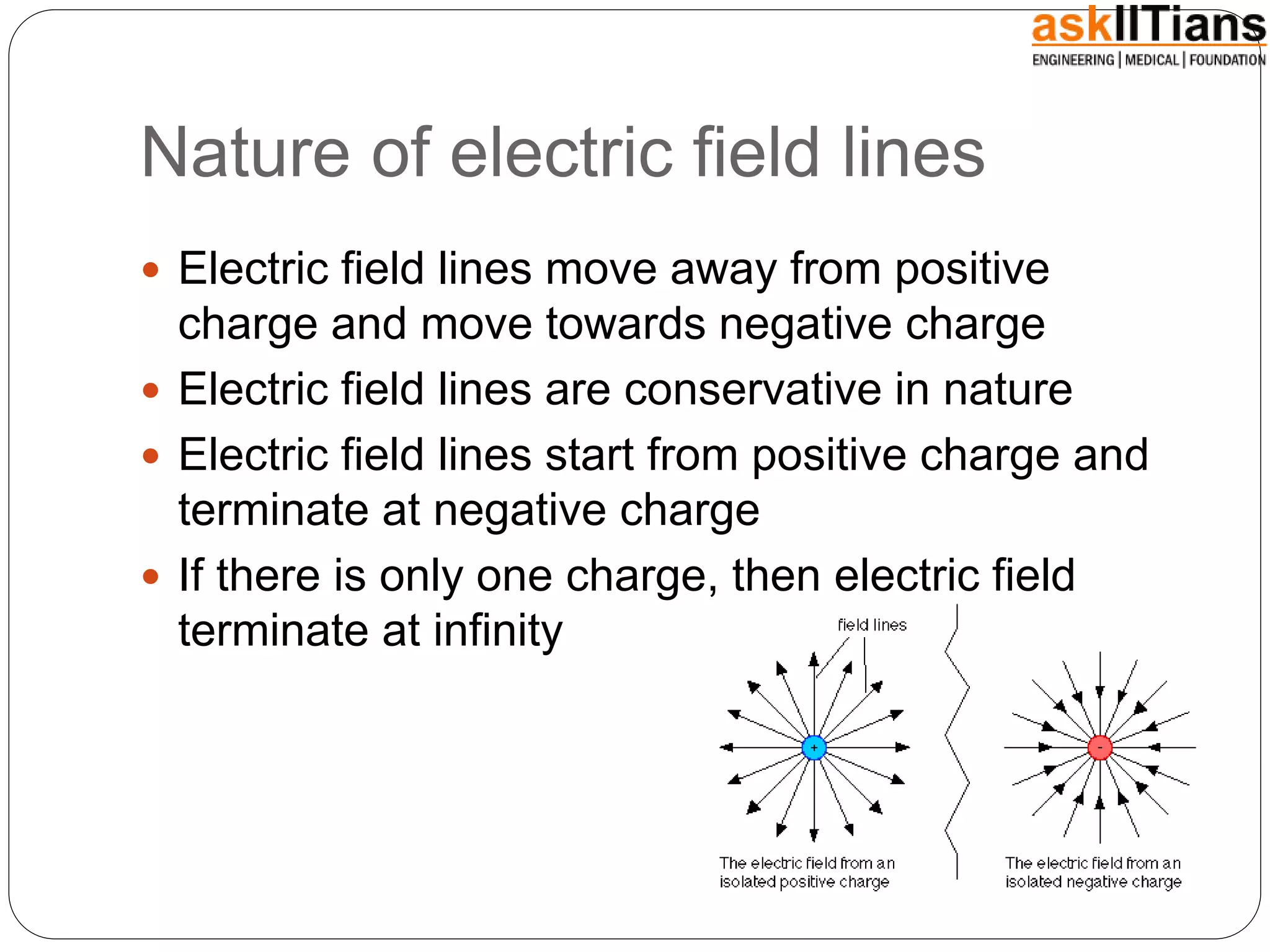 Electric Field Lines | Physics | PPTX