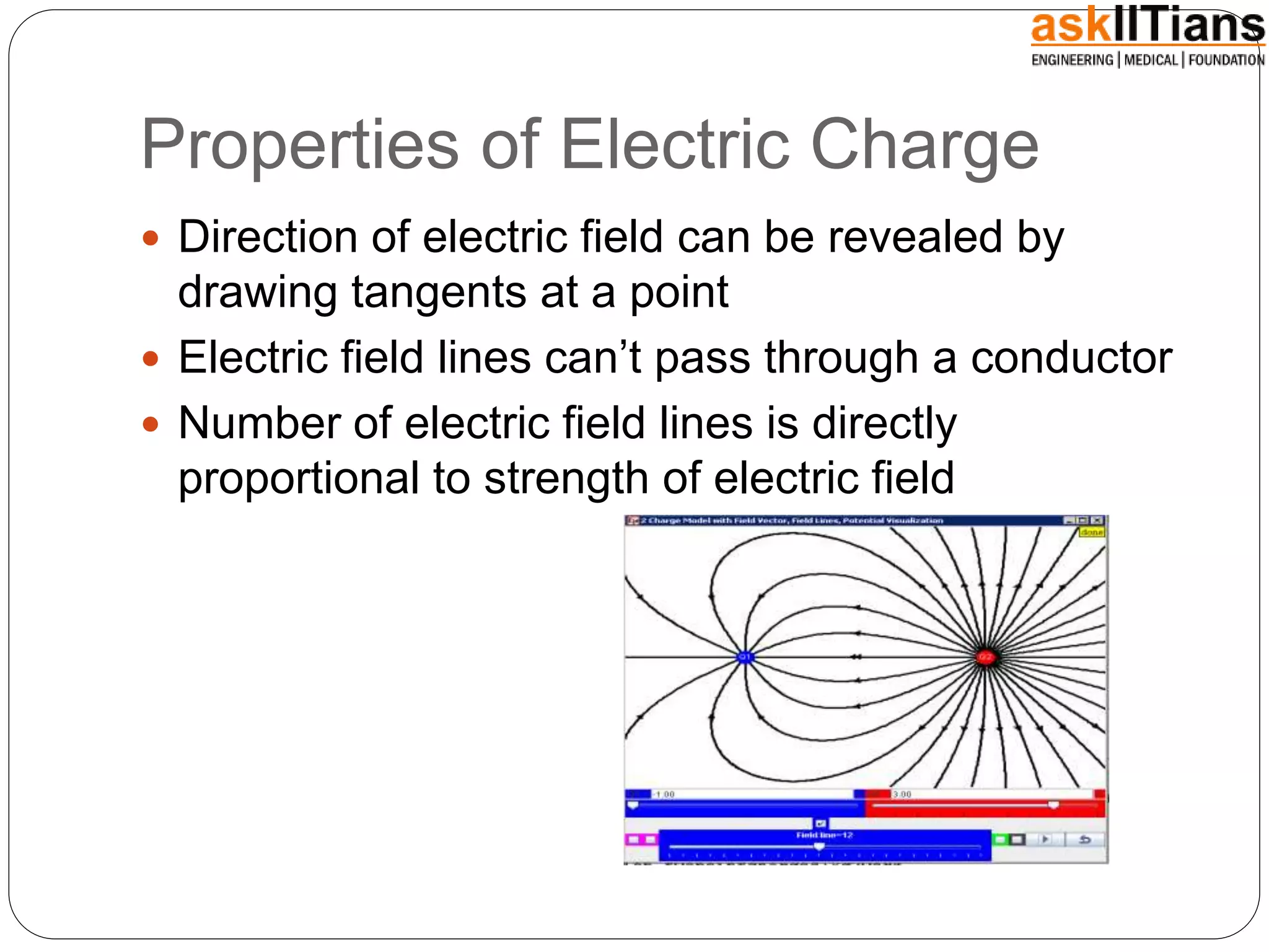 Electric Field Lines | Physics | PPTX